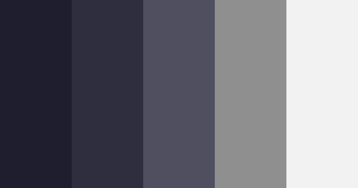 Dark Mode Color Palette