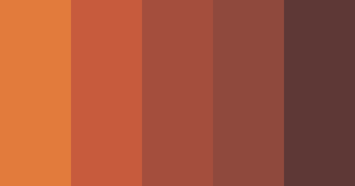 Terracotta Sunset Color Palette