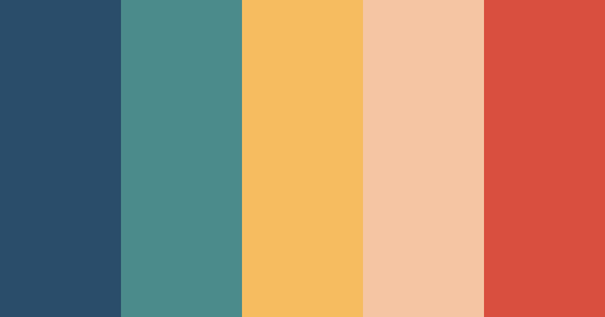 Mar Oscuro Color Palette