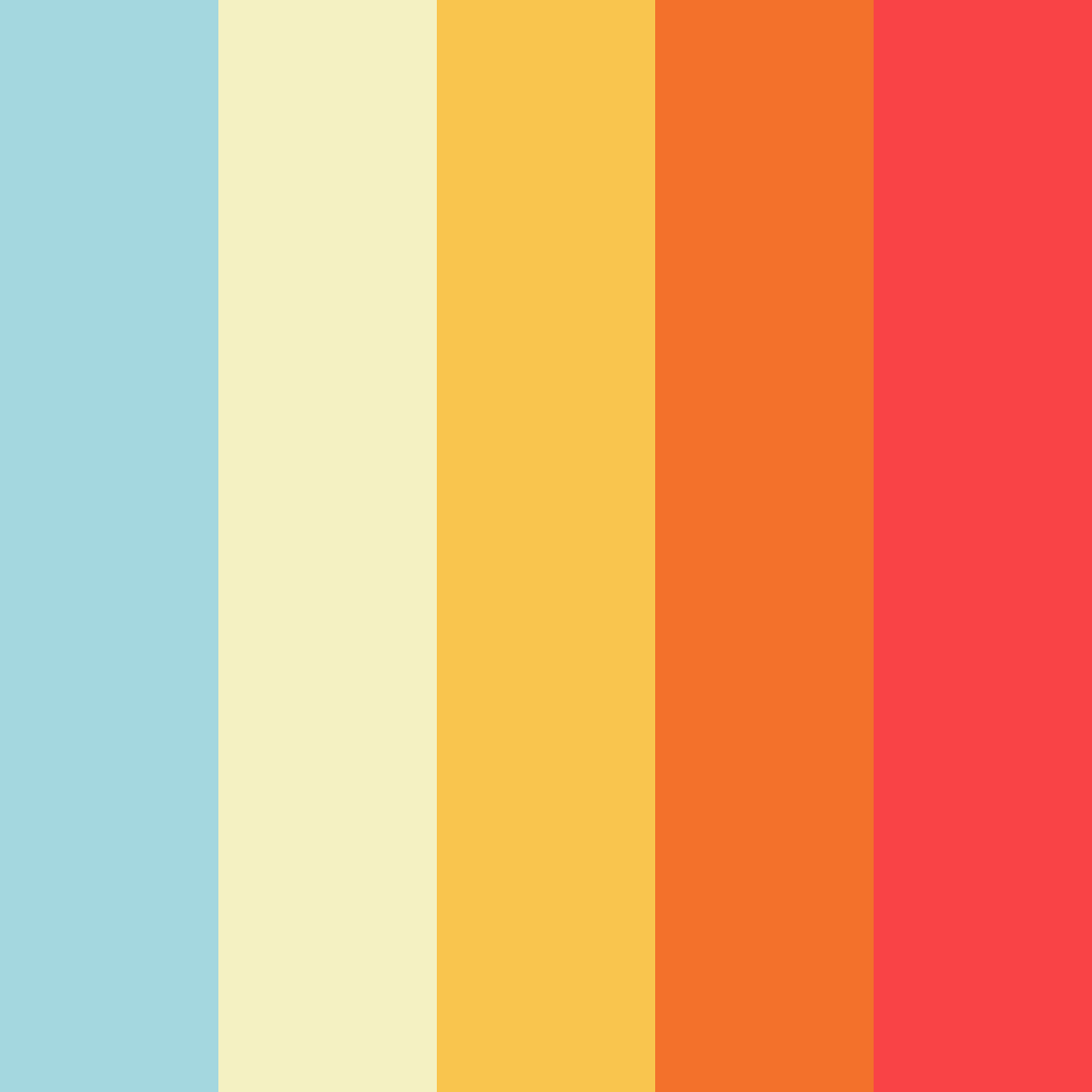 Snowboarding Color Palette