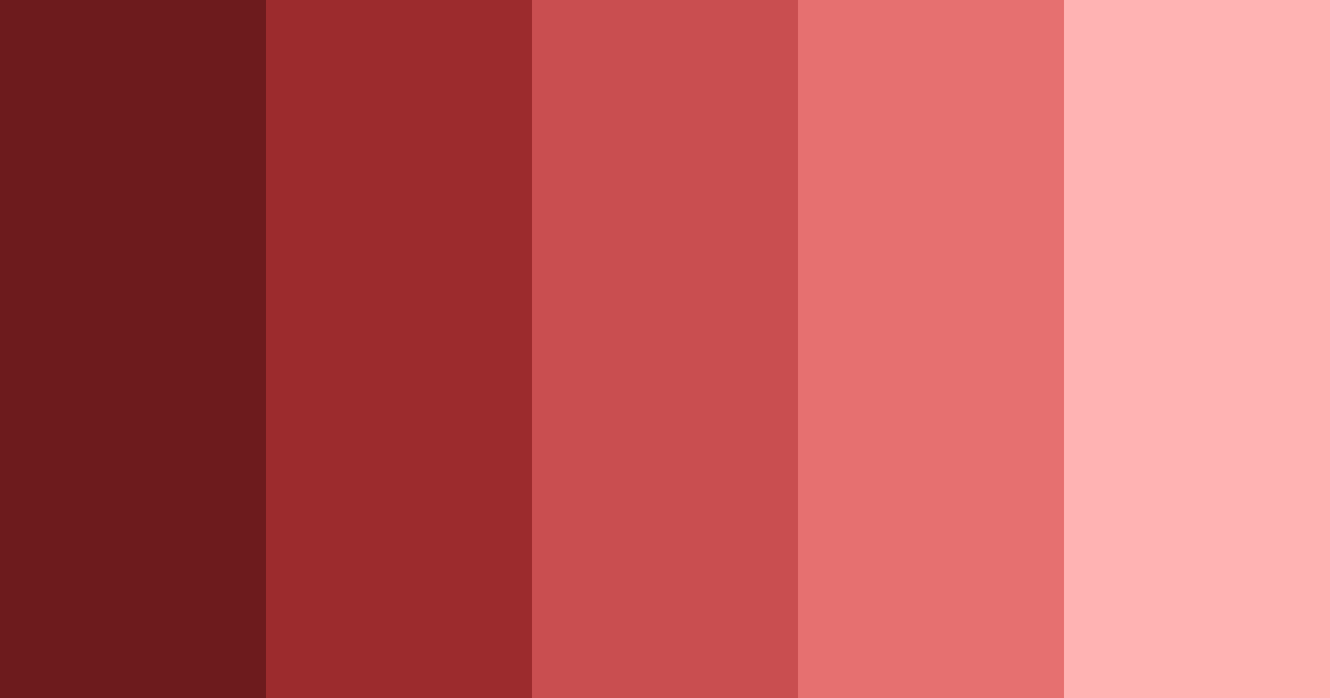 Blood Red Color Palette