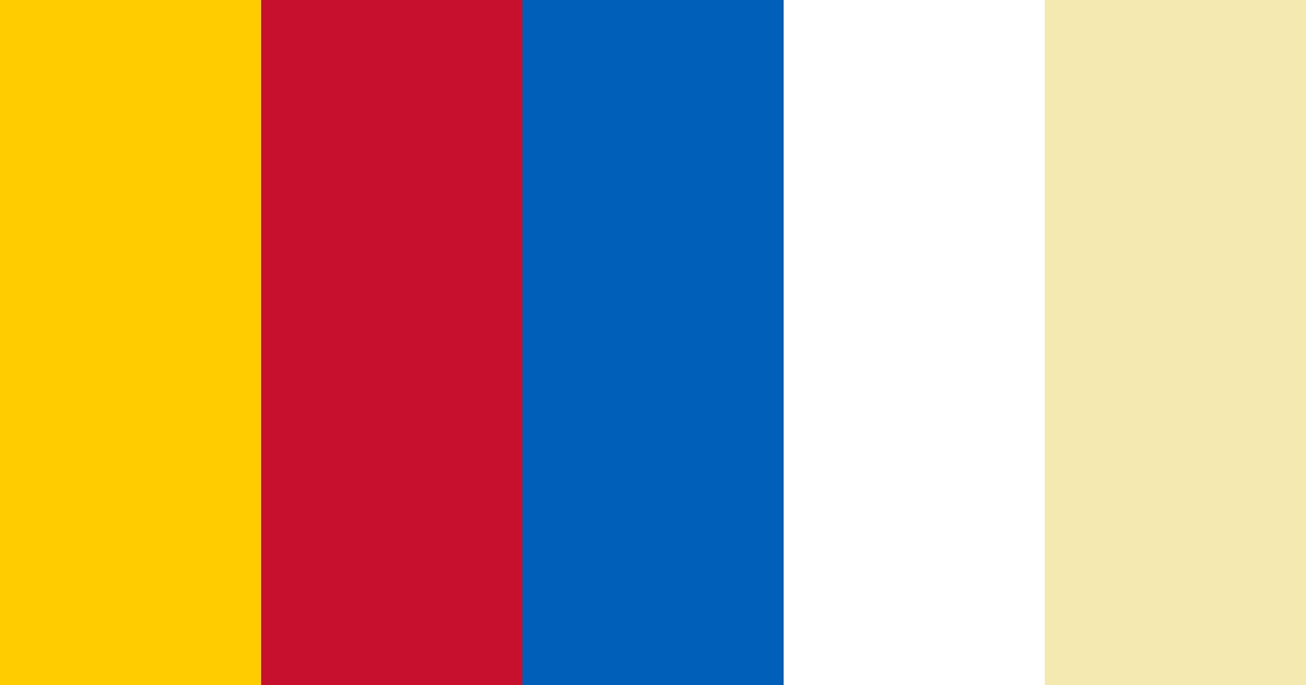 Myanmar Flag Color Palette