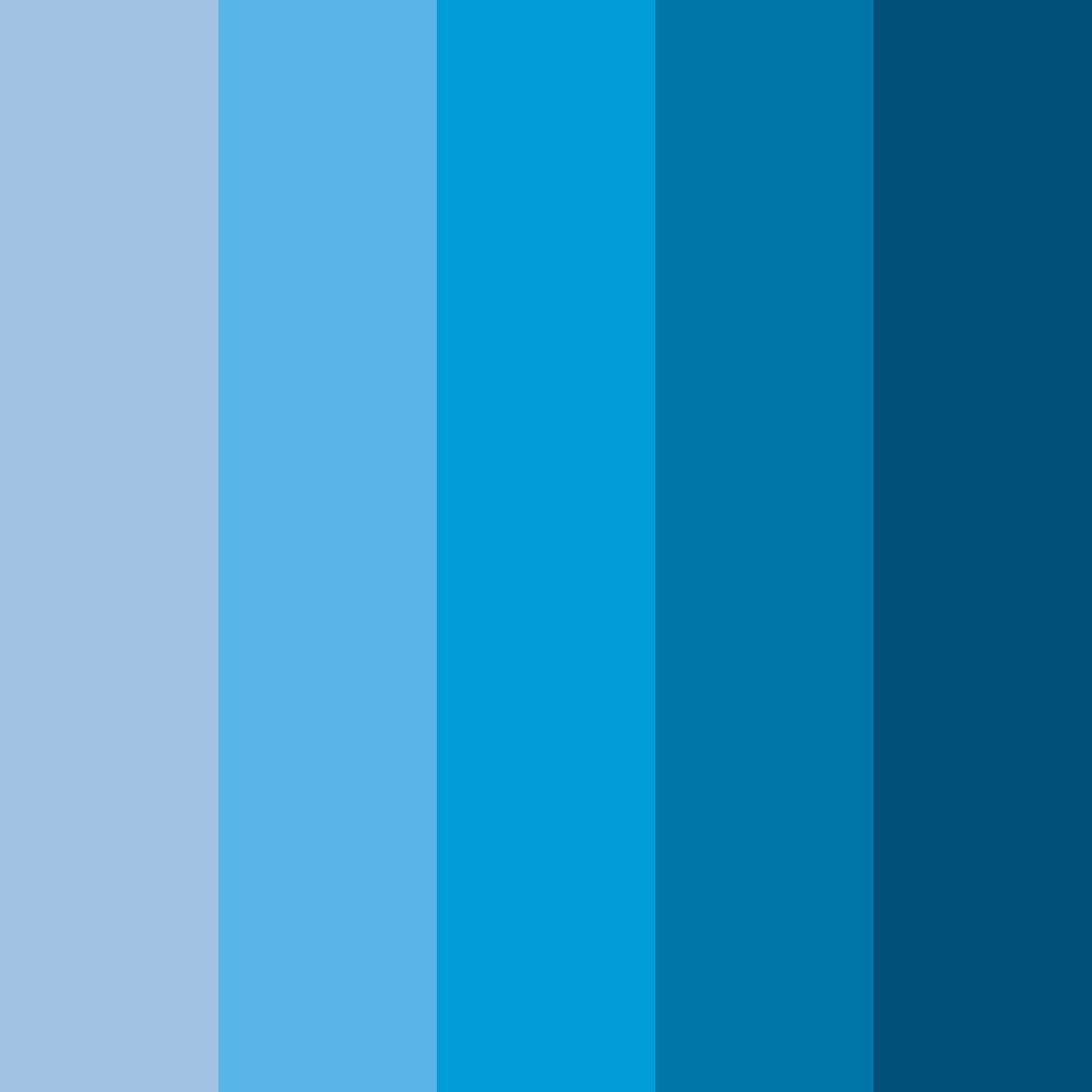 Baby Blue Bliss Color Palette