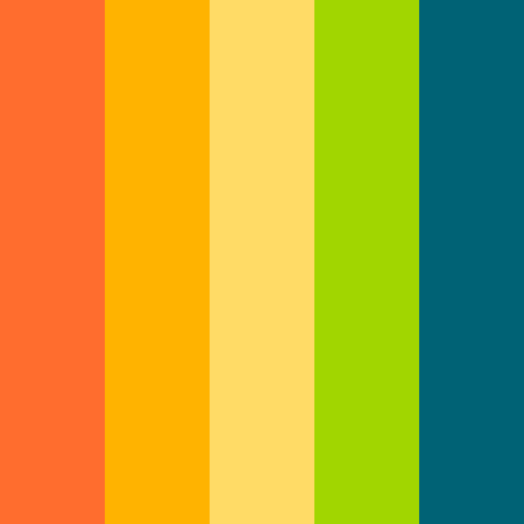 Retro Sunrise Color Palette