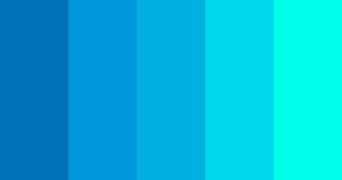 Azul Rey Color Palette