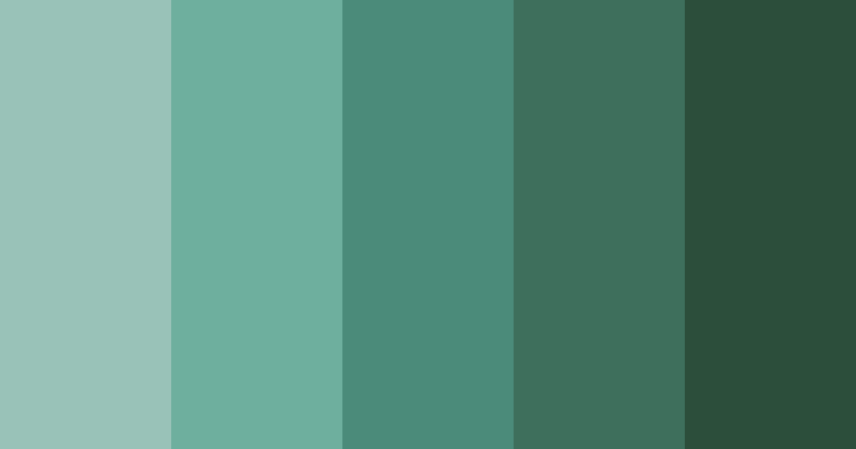 Shadow Green Color Palette