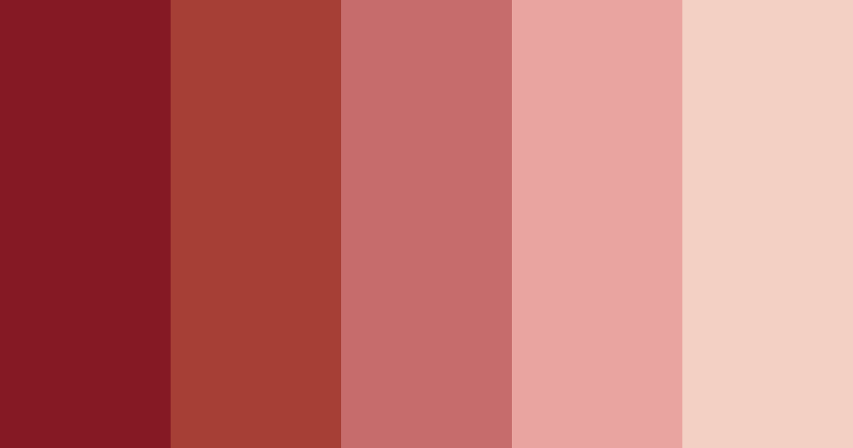 Merlot Sunset Color Palette