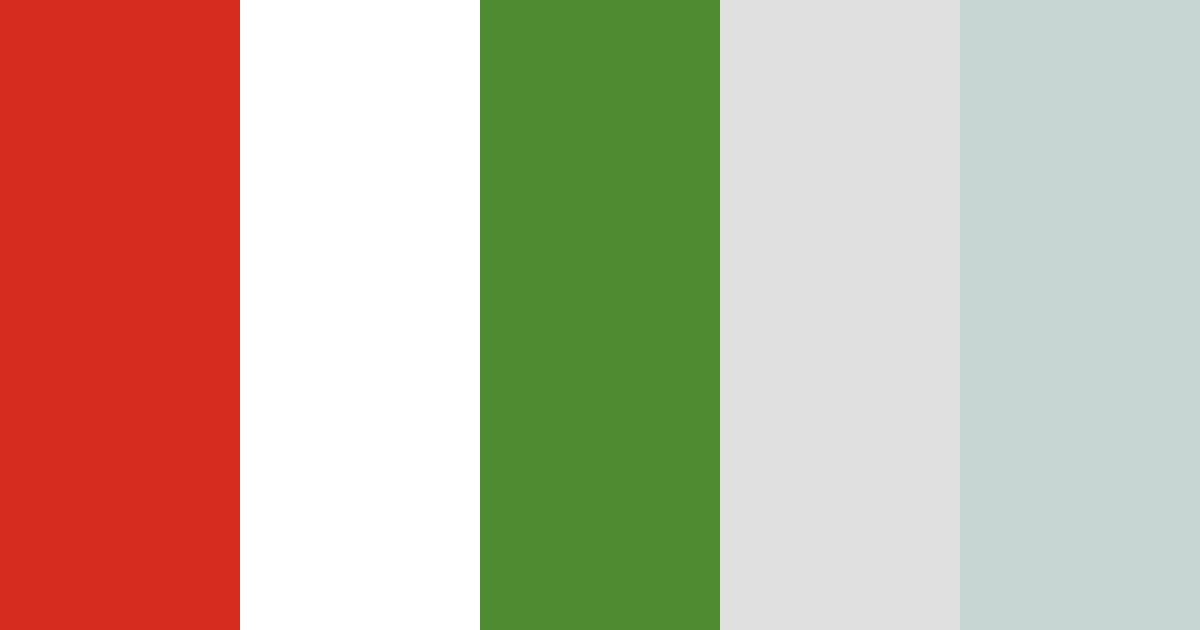 Italian Flag Color Palette