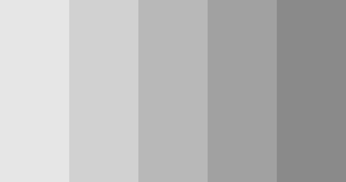 Silver Shades Color Palette
