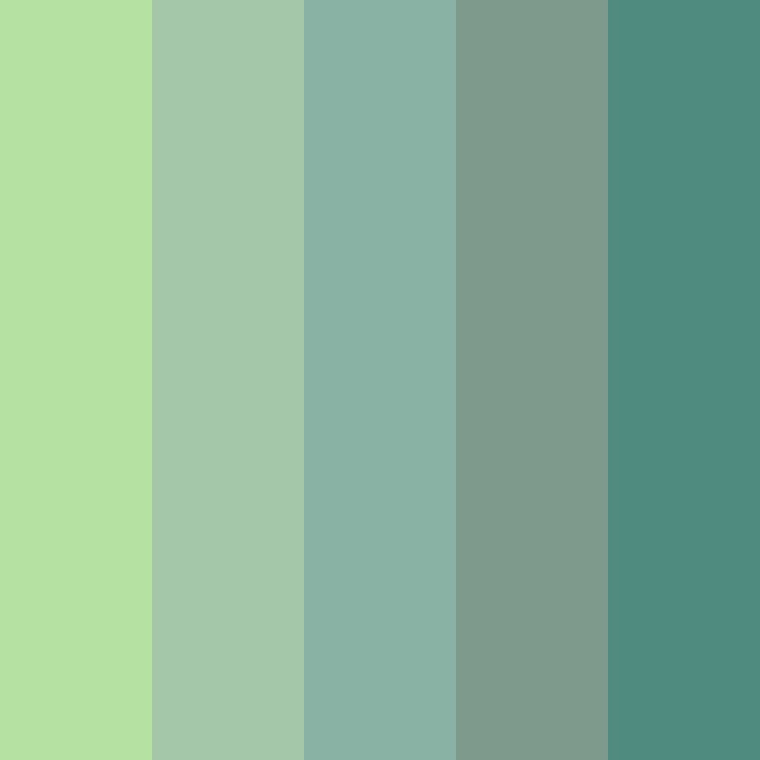 Matcha Inspired Color Palette
