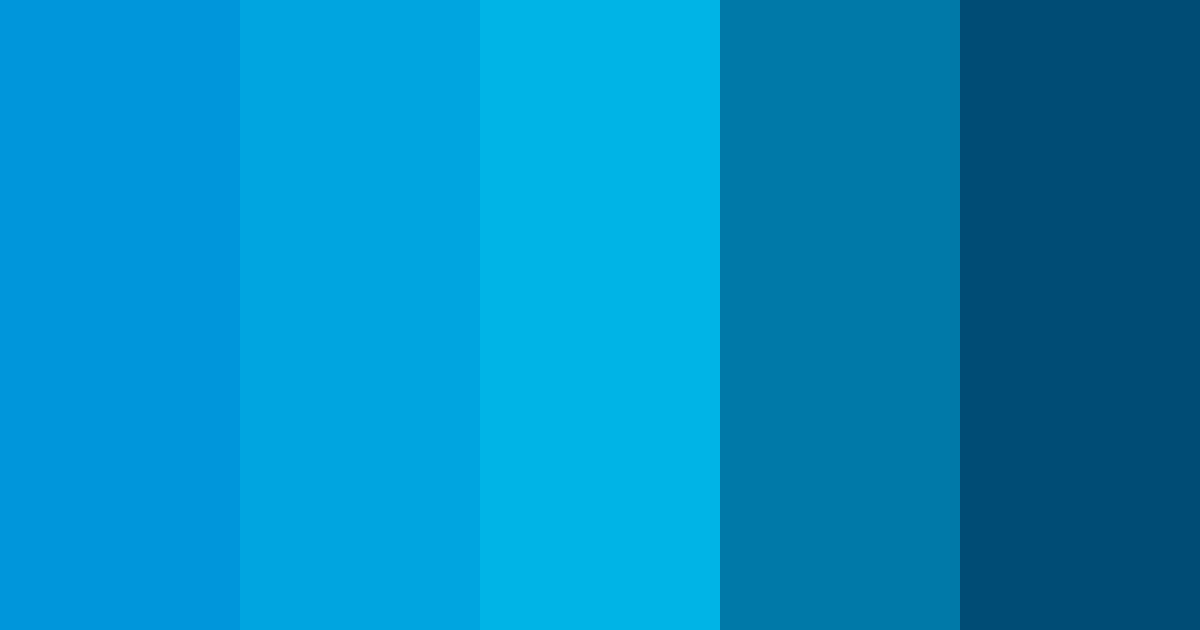 Deep Blue Ocean Color Palette