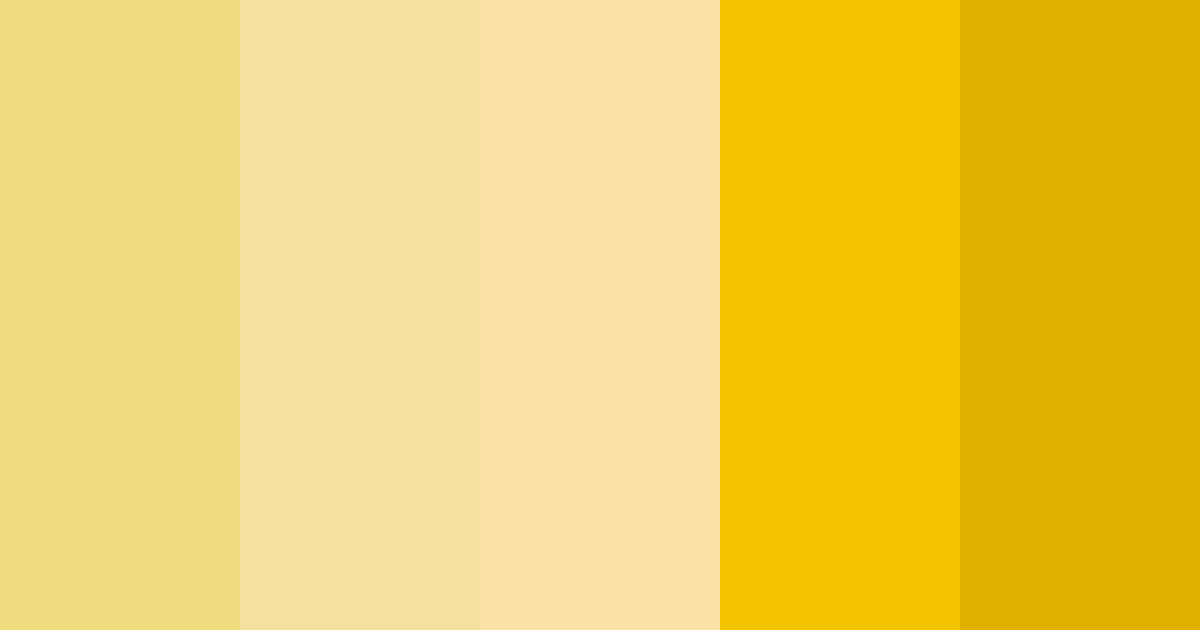 Golden Sands Color Palette