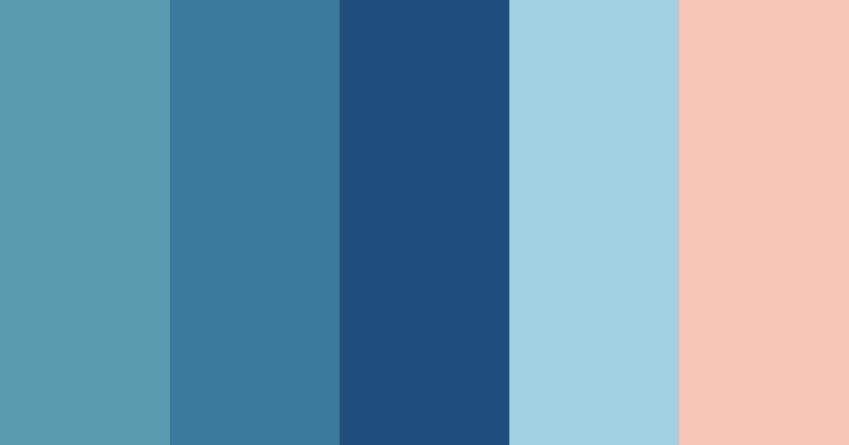 Hippie Blue Inspired Color Palette