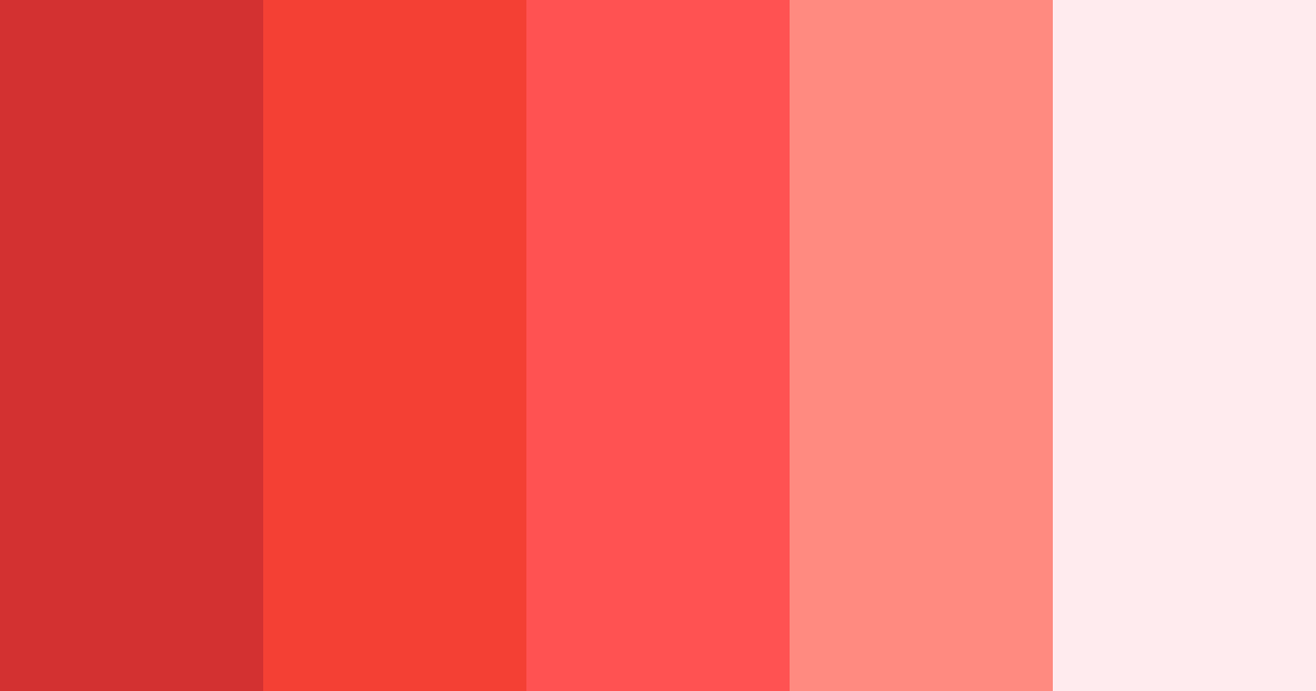 Red Hues Color Palette