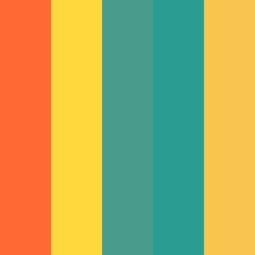 Retro Summer Camp Color Palette