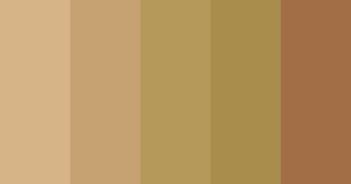 Sepia Sunset Color Palette