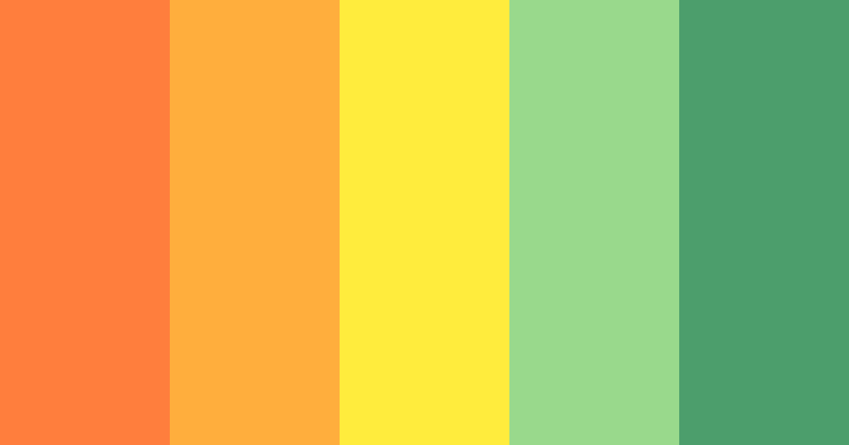 Warm Sunshine Color Palette