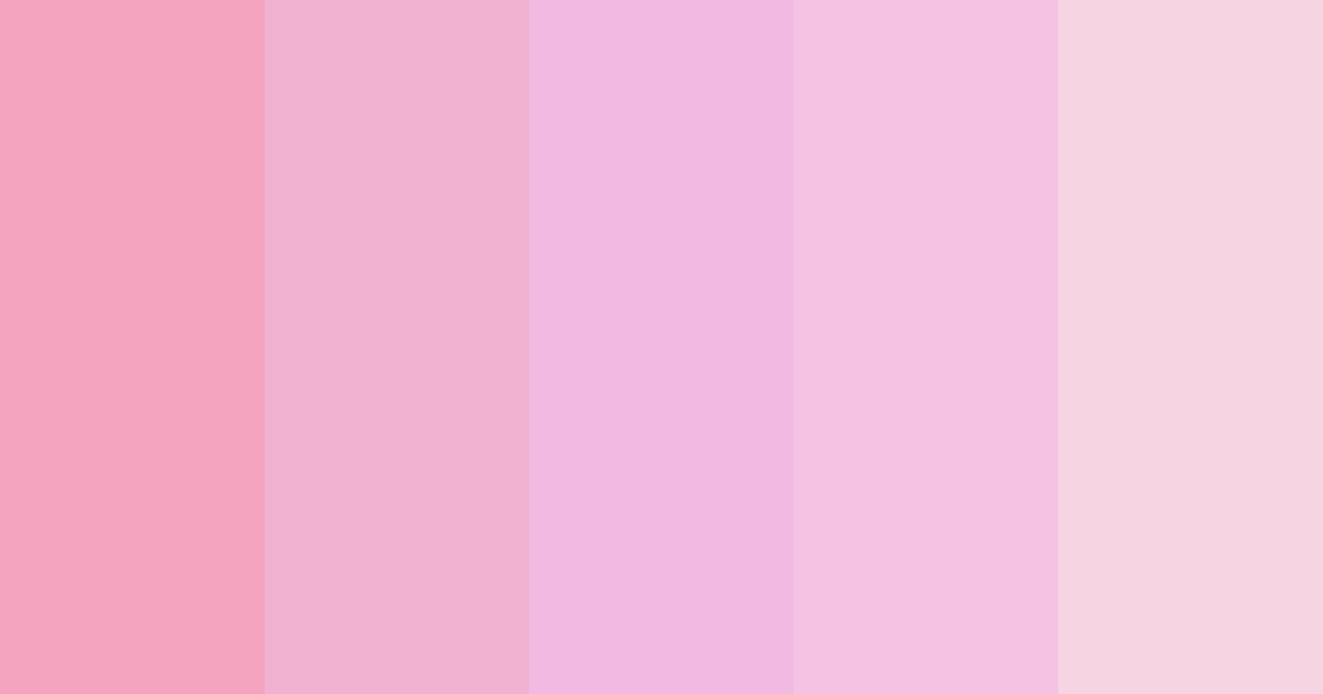Baby Pink Bliss Color Palette