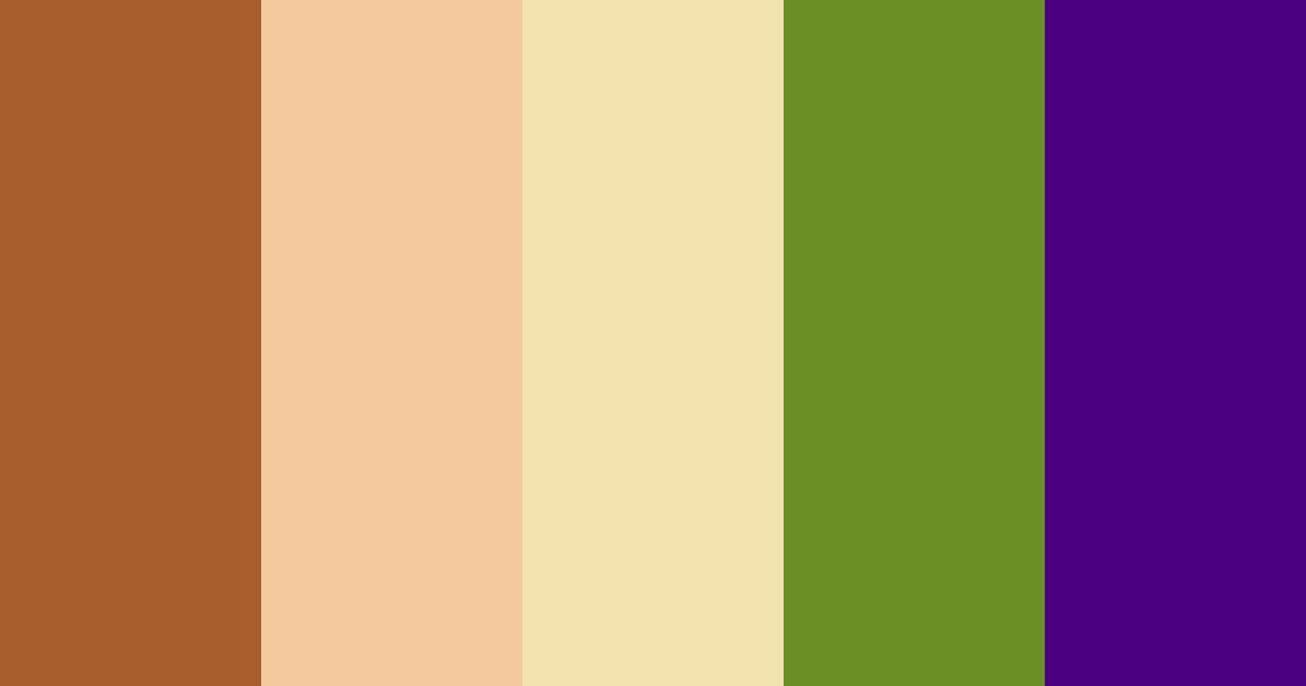 The Invented Warrior Color Palette