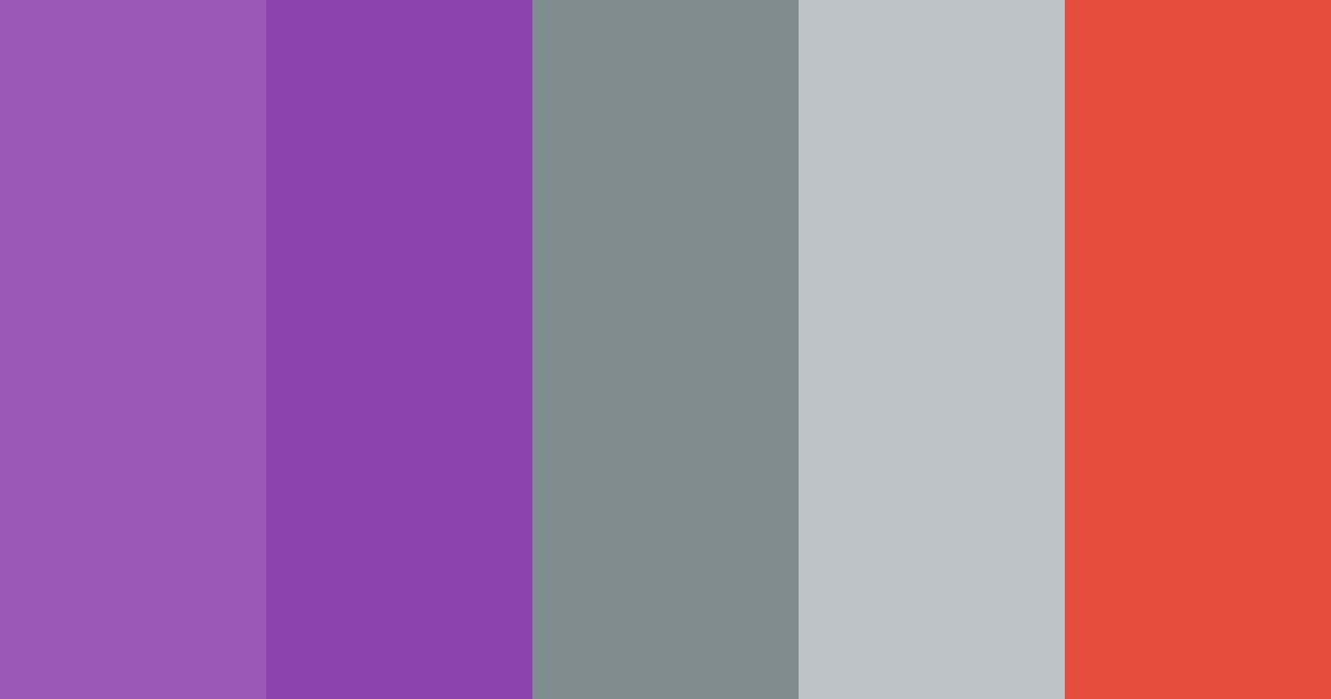Purple and Grey Color Palette