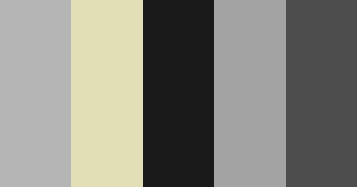 Modern Monochrome Color Palette