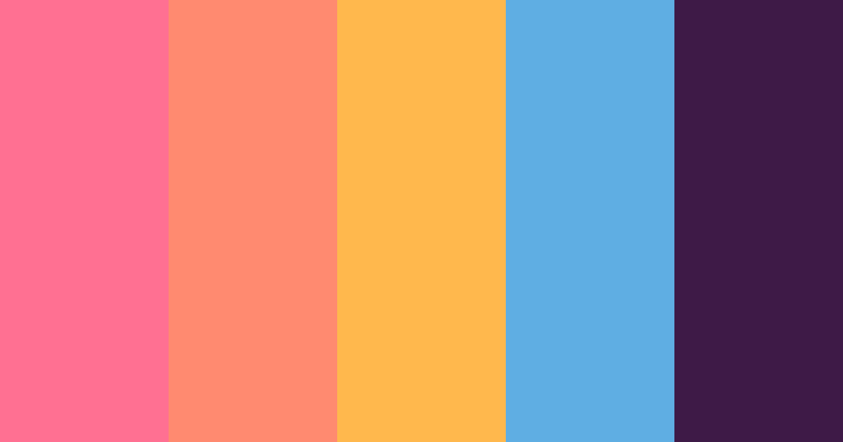 Vibrant Sunset Color Palette