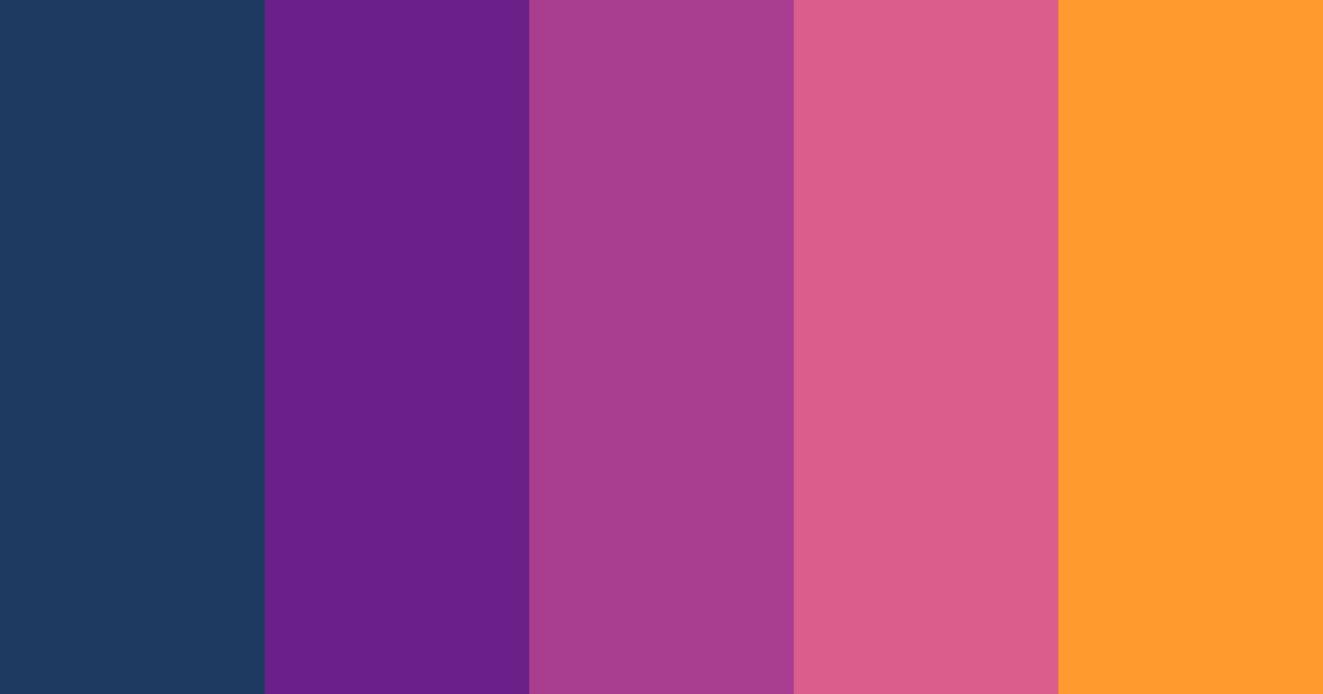 Vibrant Sunset Color Palette