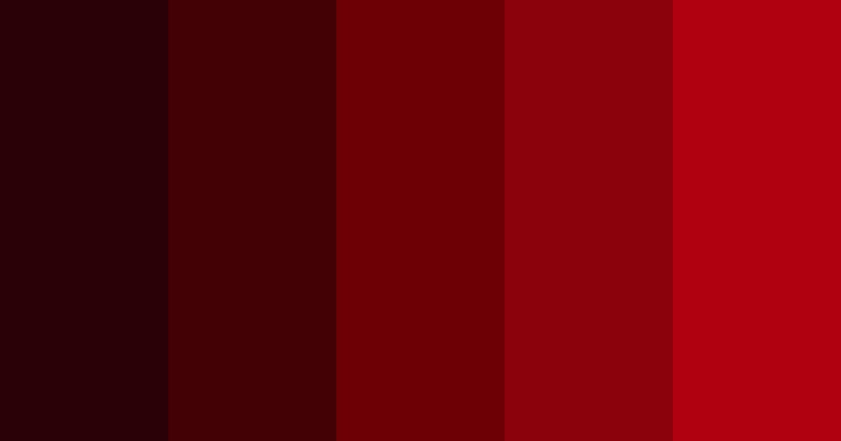 Vampire Color Palette