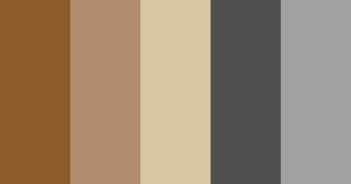 Wood and Metal Color Palette