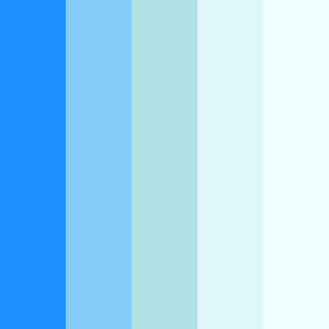 Blue Ombre Color Palette
