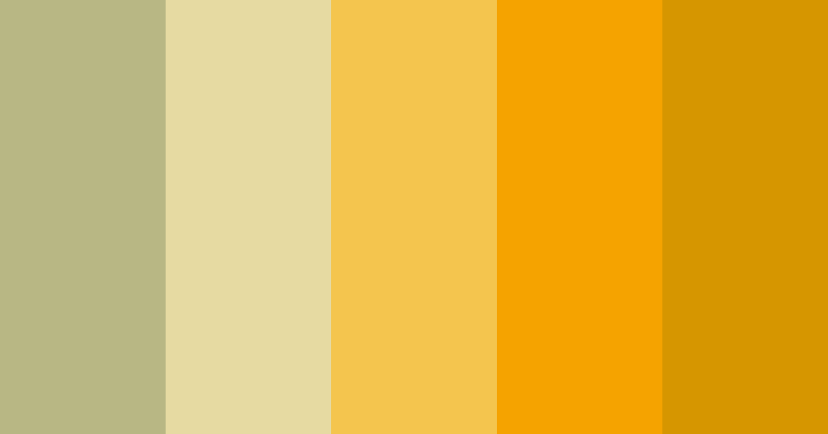Backrooms Color Palette