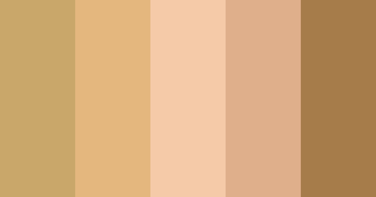 Serval Sunset Color Palette