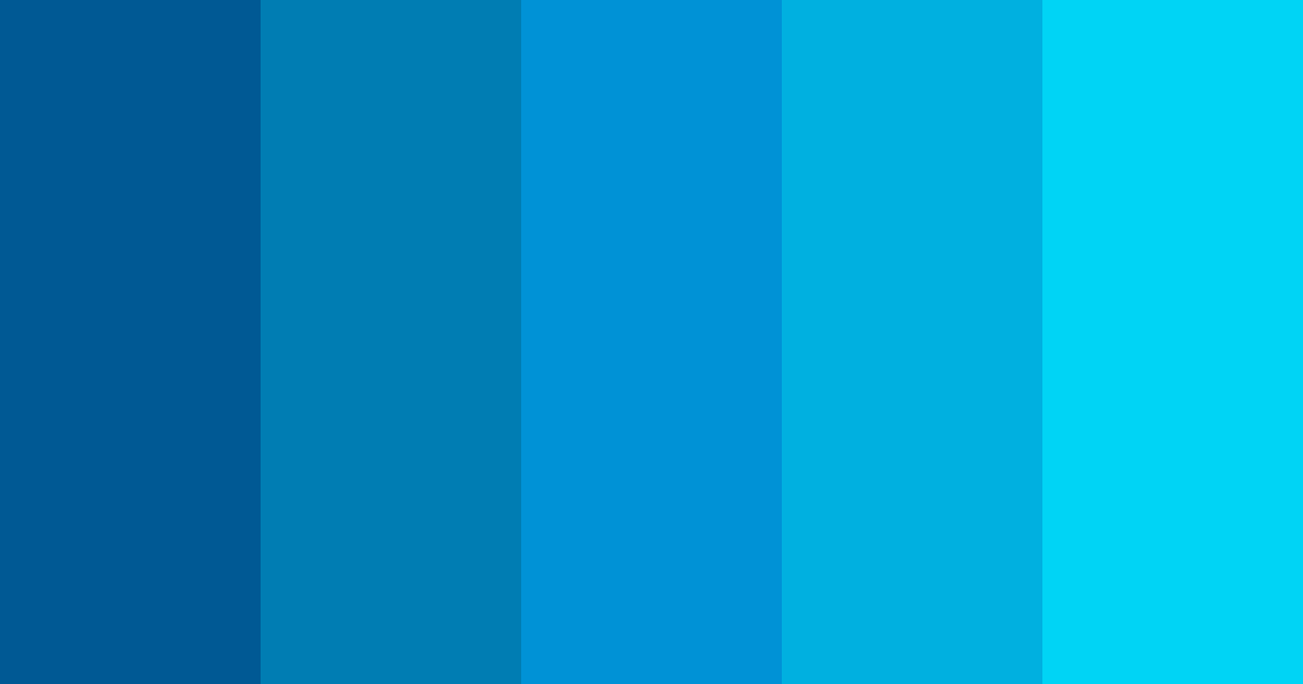 Blue Corporate Color Palette