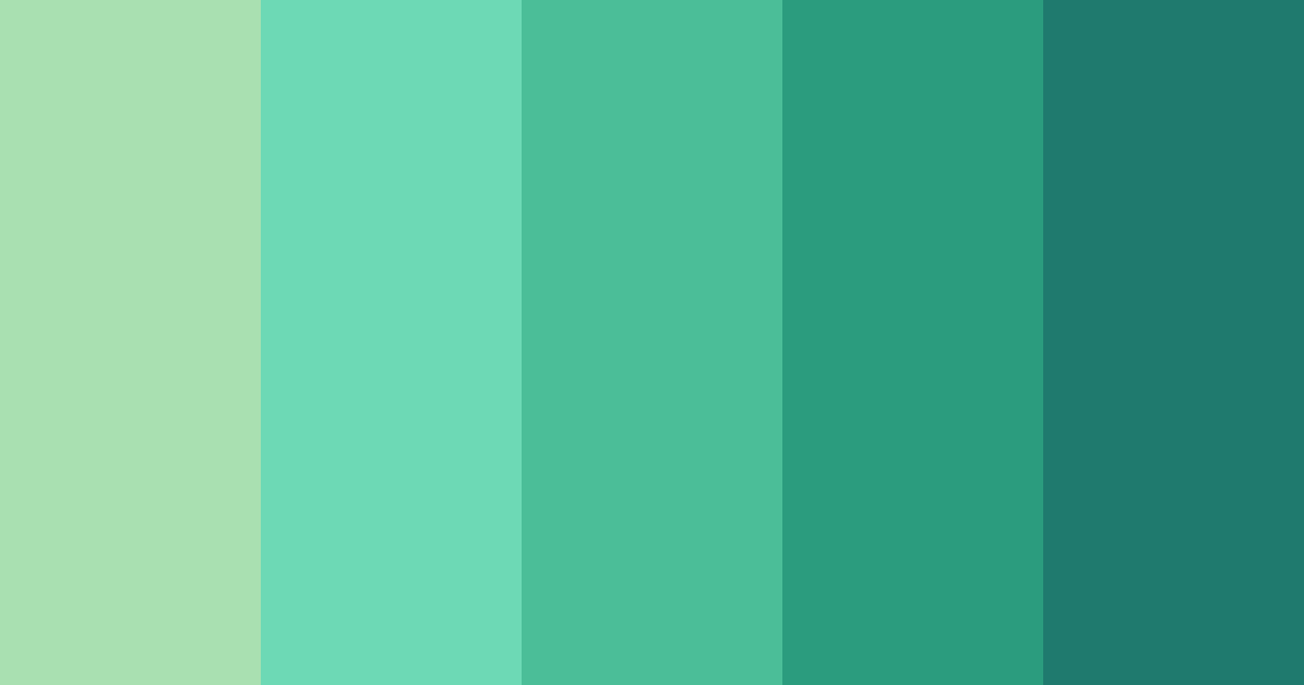 Pretty Green Color Palette