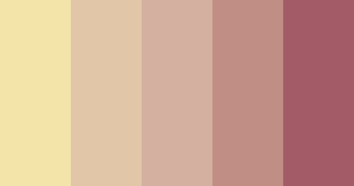 Pure Vanilla Cookie Color Palette