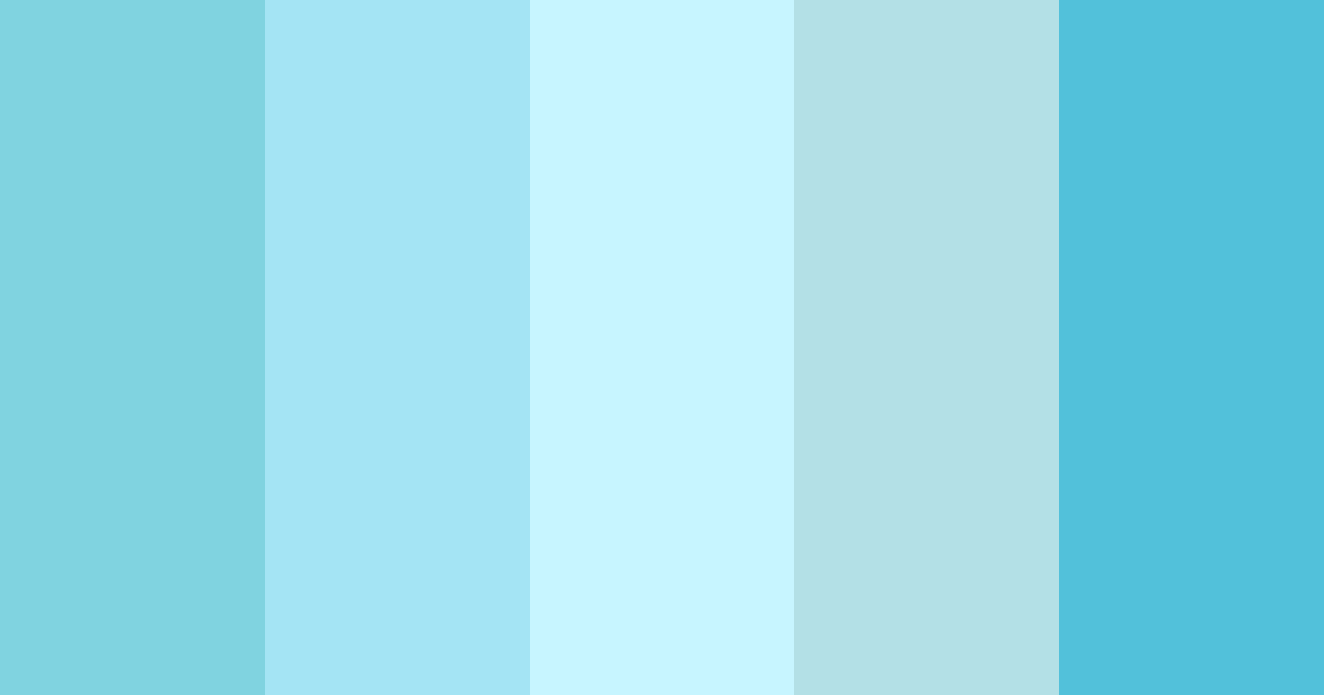 Hatsune Miku Color Palette