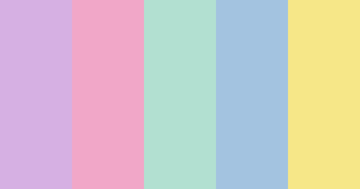 Y2K Pastel Color Palette