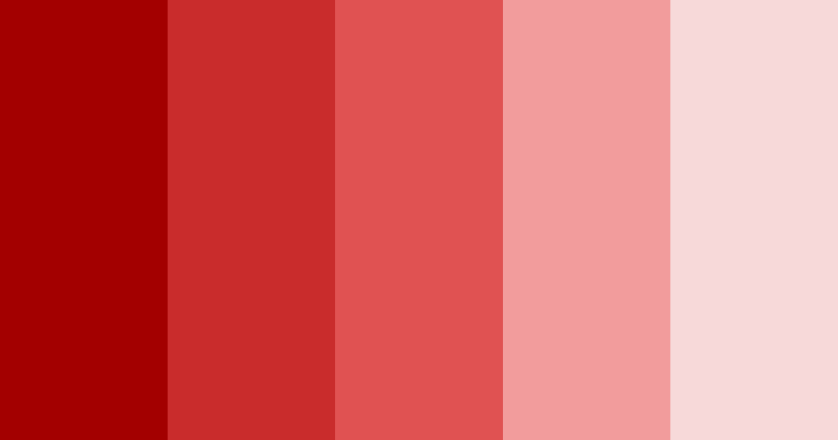Rojo Sangre Color Palette