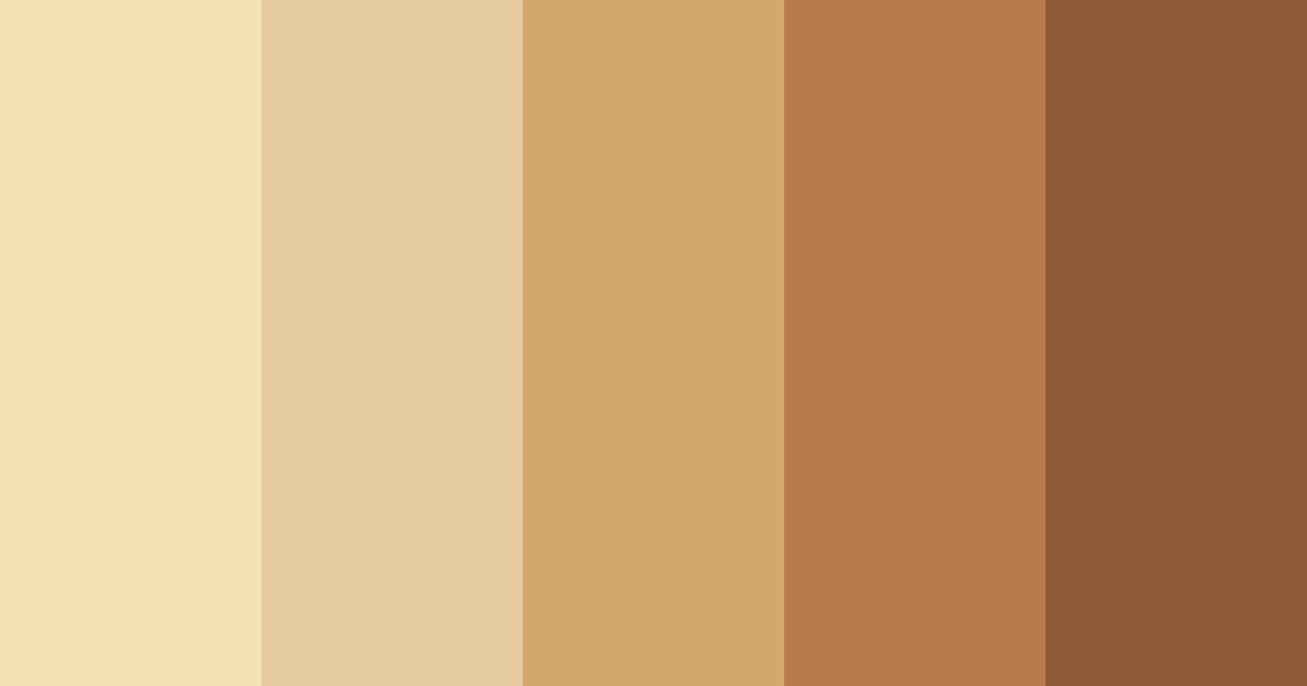 Pure Vanilla Cookie Color Palette