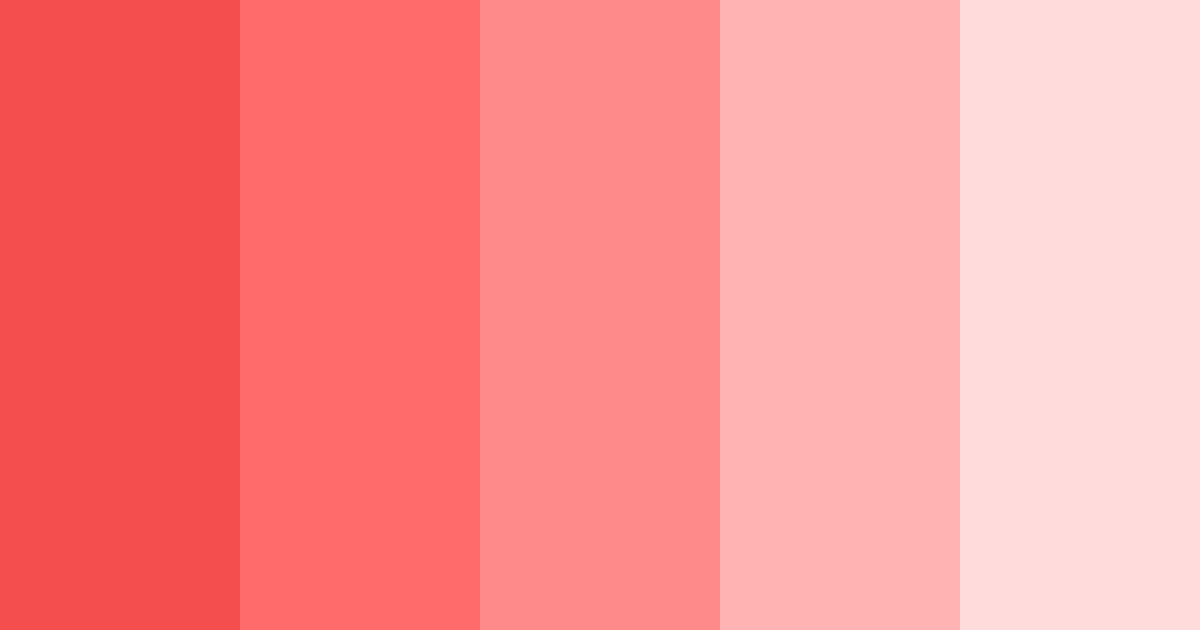 Really Bad Red Color Palette