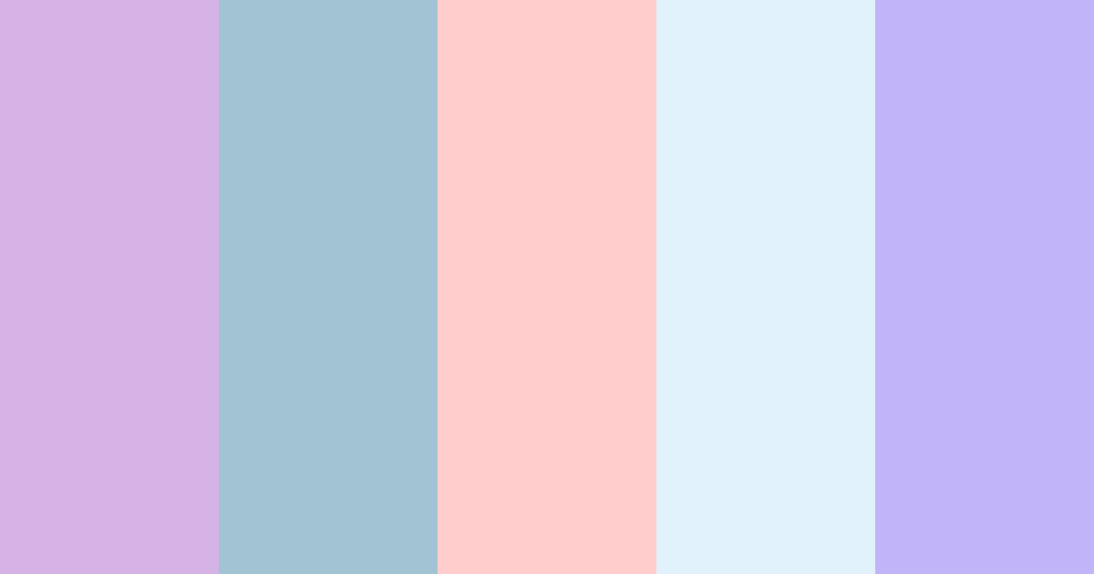Cyber Pastel Metallic Color Palette