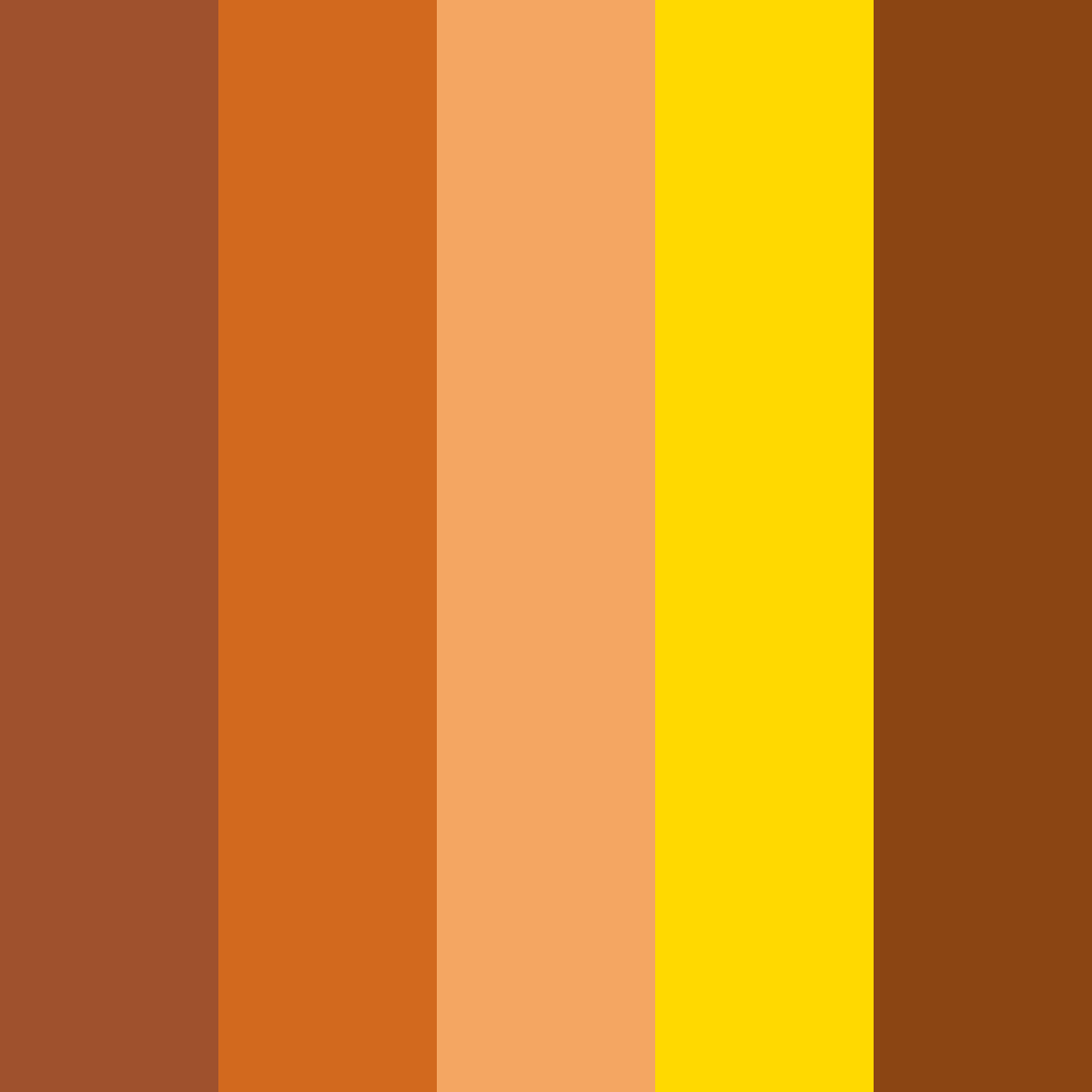 Caramel Apple Color Palette