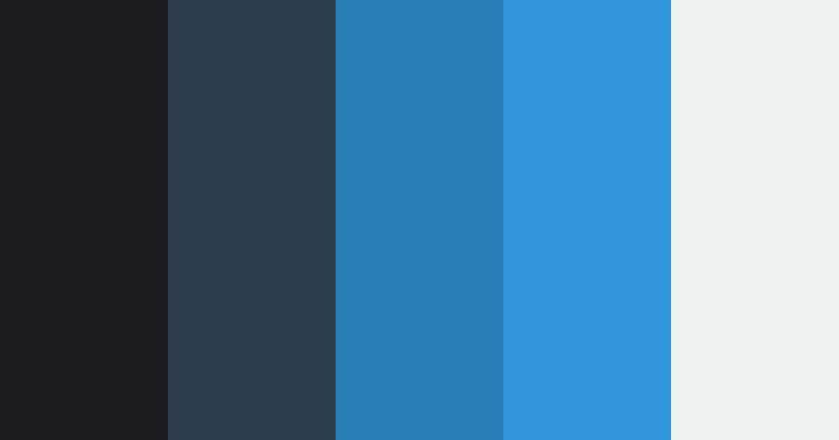 Gym Blue Color Palette