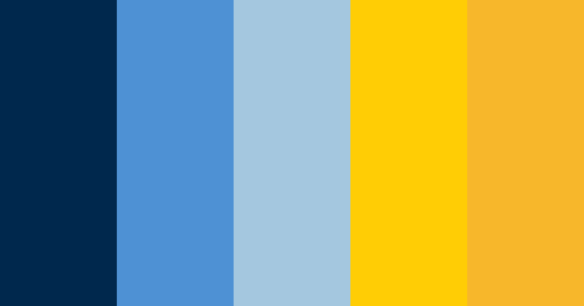 University of Michigan Football Color Palette