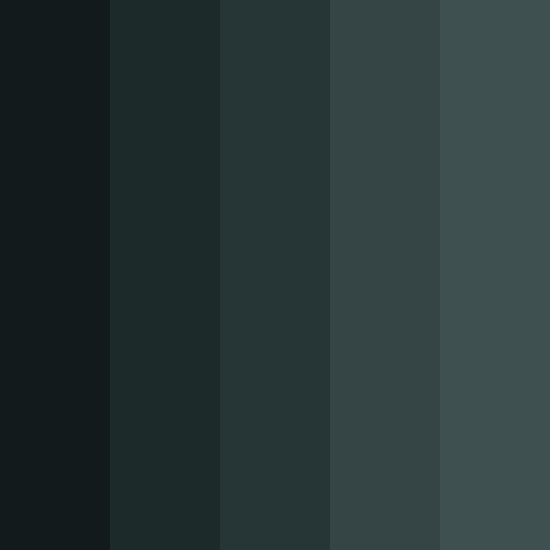 Dark Teal Scare Color Palette