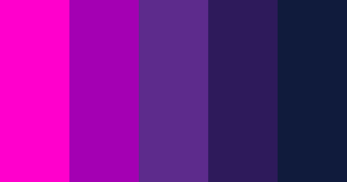 Purple Pizzazz Color Palette