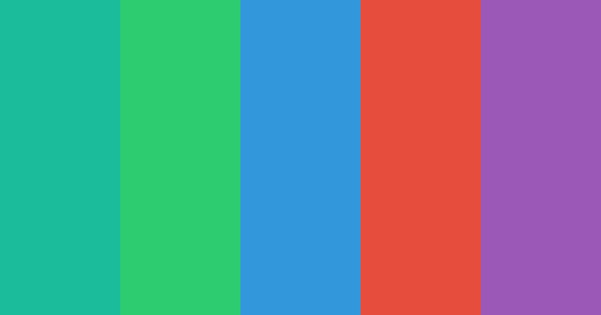 Tiktok Color Palette