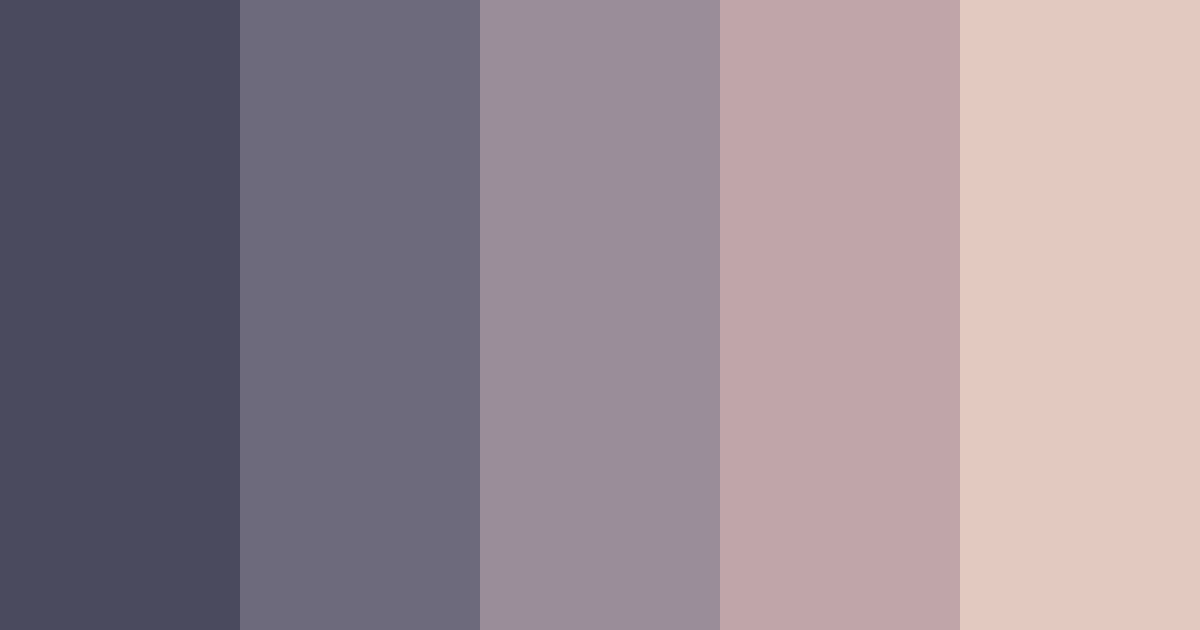 Dark Dusty Color Palette
