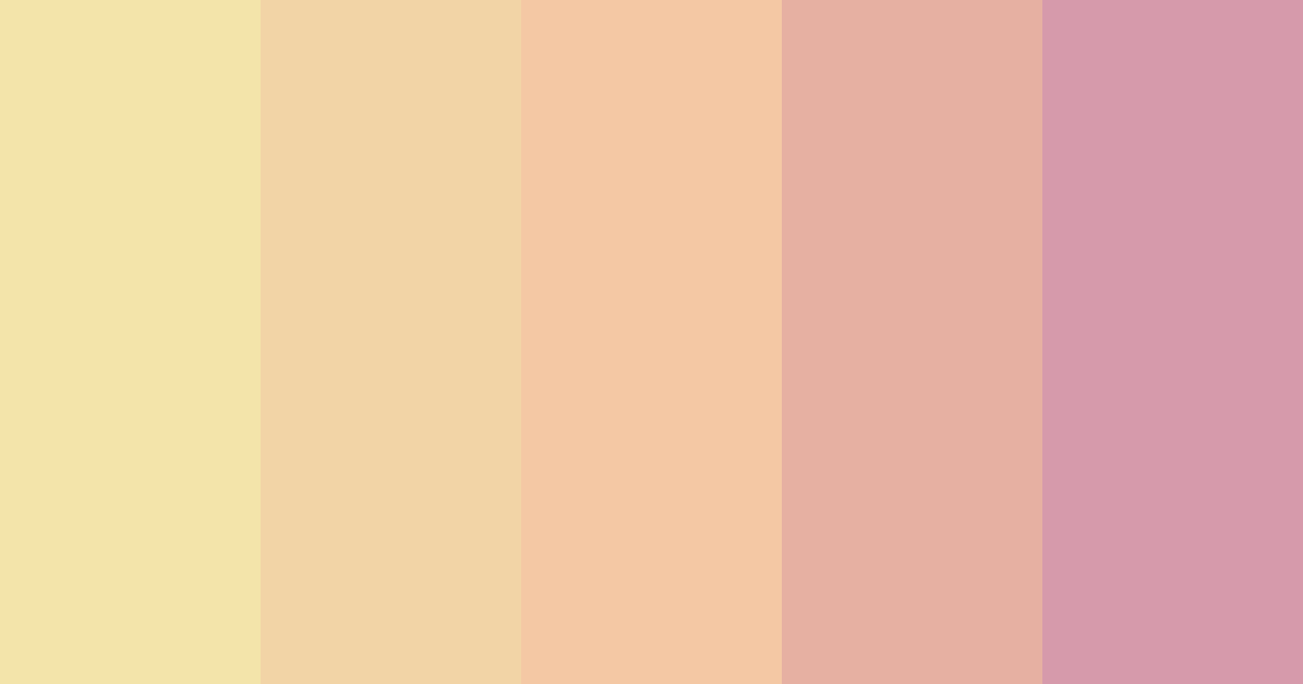 Aura Vanilla Color Palette