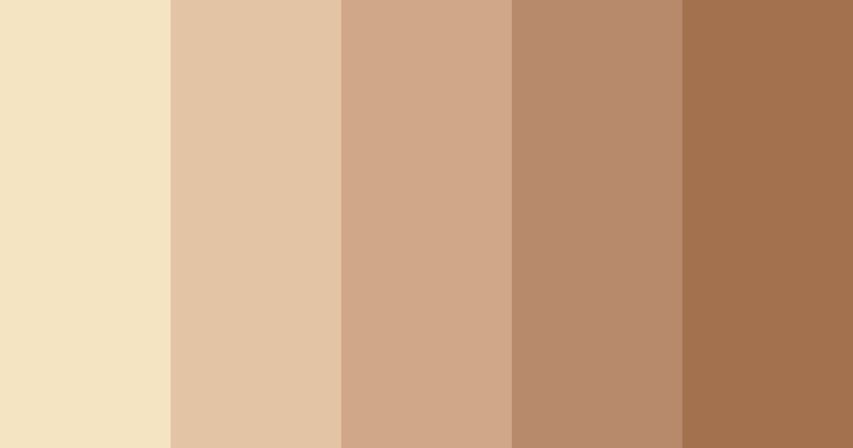 Pure Vanilla Cookie Color Palette